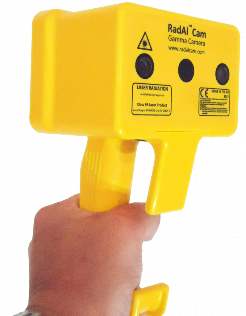 RadAlCam is a hand-held gamma camera capable of inquiring, visualizing ...